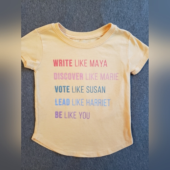 Maya Angelou | Shirts & Tops | Maya Angelou 2t Girlsnonbinary Yellow ...